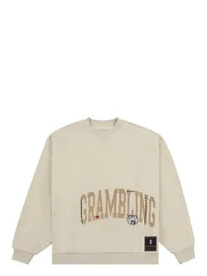 CACTUS JACK BY TRAVIS SCOTT X Mitchell & Ness Grambling State University Crewneck - Tan
