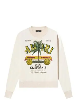 Amiri Long-sleeve Crew - Cream