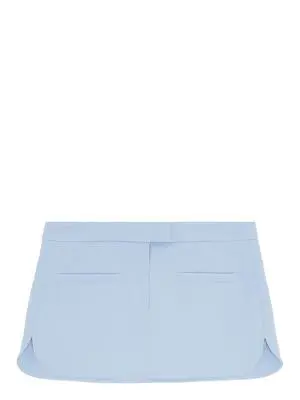 COURREGES Twill Heritage Pocket Mini Skirt - Blue