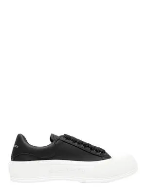 Alexander McQueen Deck Lace-up Plimsoll - Black