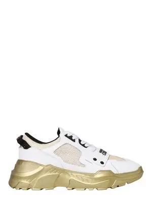 Versace Chunky Logo Sneakers - White