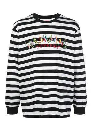 Supreme Flags Long-sleeve Top - White