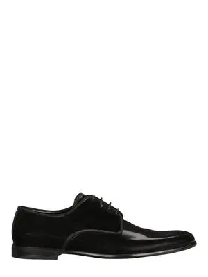 Dolce & Gabbana Brushed Calfskin Derby - Black