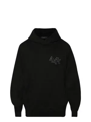 Amiri Staggered Hoodie - Black