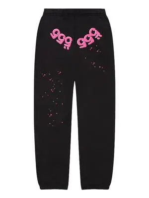 SP5DER Angel Number Sweatpant - Black