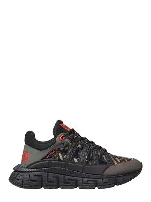 Versace Trigreca Sneakers - Black
