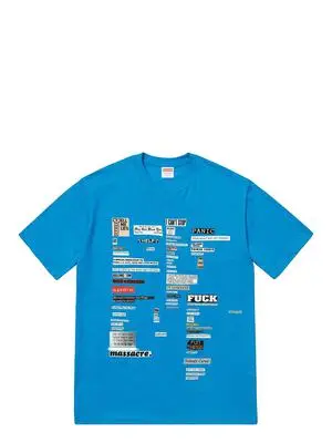 Supreme Cutouts Tee - Blue