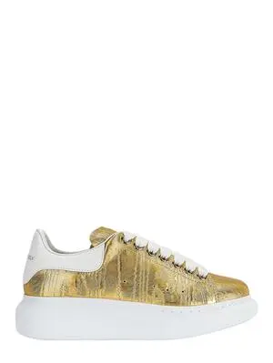 ALEXANDER MCQUEEN Oversized Lacquered Moiré Sneaker