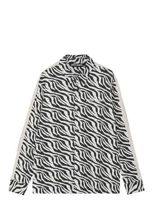 PALM ANGELS Zebra Jacquard Shirt
