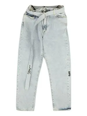 Off-White Low Crotch Jeans - Blue