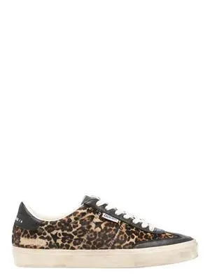 GOLDEN GOOSE Soul-star 'leopard - Brown