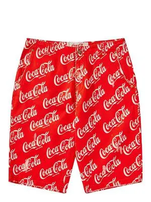 ERL Printed Canvas Shorts - Red