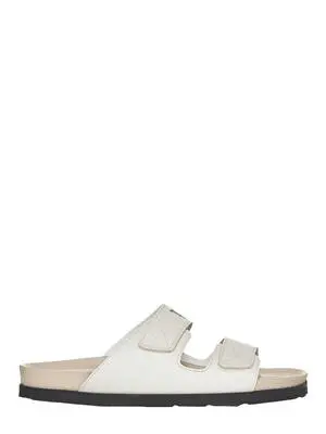 Palm Angels Double-strap Sandals - Cream