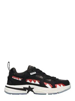 A BATHING APE Clot X Shark Sta Sneakers - Black
