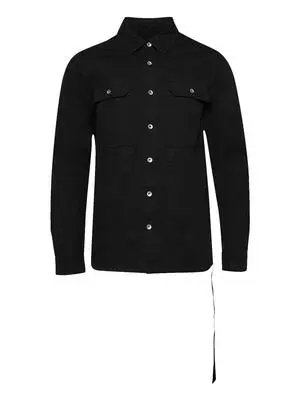 Rick Owens Denim Outershirt - Black