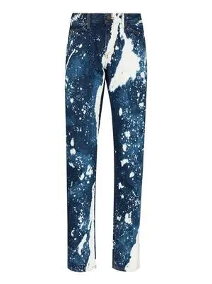 Palm Angels Galaxy Slim Jeans - Blue