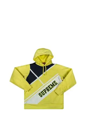 Supreme Diagonal Hooded Sweatshirt - Yellow