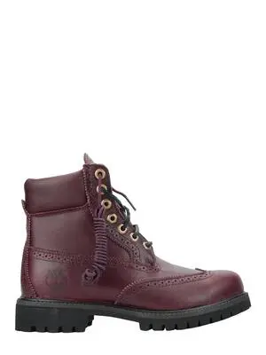 Timberland 6-inch Premium Brogue Boots - Red