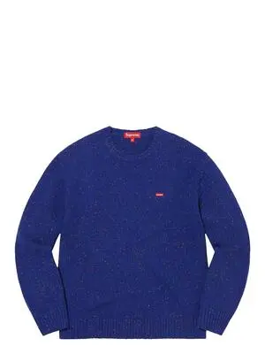 Supreme Small Box Speckle Sweater - Blue