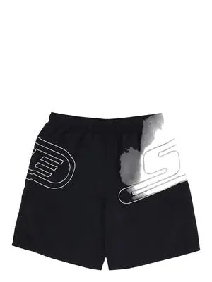 Supreme Big Logo Nylon Short - Black