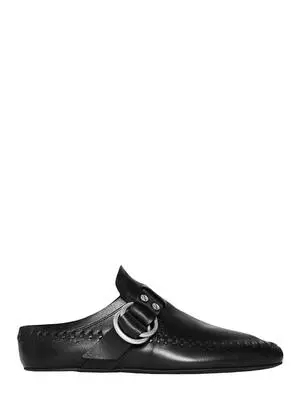 ANN DEMEULEMEESTER Rounded Toe Loafers - Black