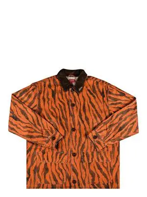 Supreme Barn Coat In Tiger Stripe - Orange