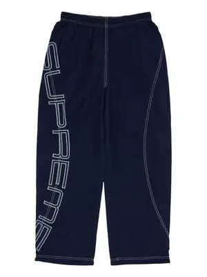 Supreme Embroidered Track Pant - Blue