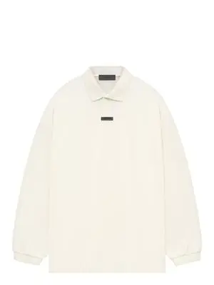 Fear Of God Pique Long-sleeve Polo - Cream