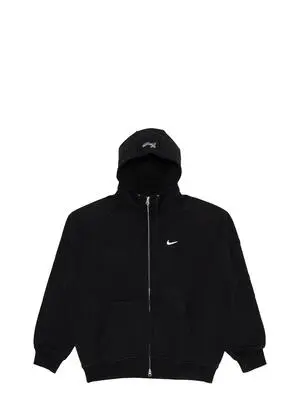Supreme X Nike Zip-up Hooded Sweatshirt - Black