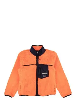 AMBUSH Fleece Logo Jacket - Orange
