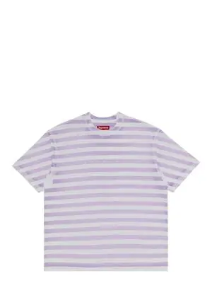 Supreme Striped Short Sleeve Top - Purple