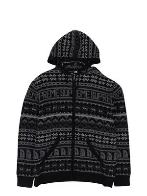 Supreme X The North Face Zip-up Hooded Sweater - Black