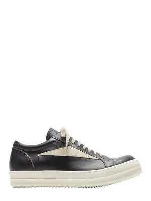 Rick Owens Hollywood Vintage Low Sneakers - Black