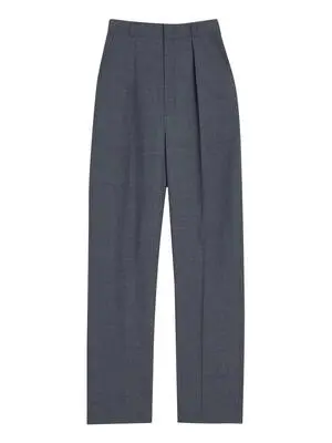 LEMAIRE Dropped Crotch Soft Pants - Grey