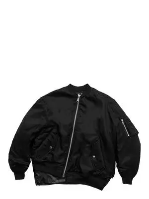 Comme Des Garçons Twisted Bomber Jacket - Black