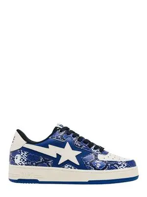 BAPE Tape Sta Snakeskin Sneakers - Blue