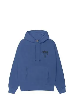 StüSsy World Tour Zip Hoodie - Blue | Editorialist