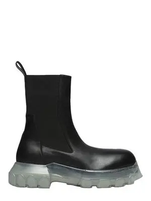 Rick Owens Strobe Beatle Bozo Tractor Boots - Black