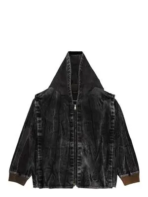 Y/project Velcro Denim Jacket - Black