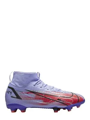 Nike Kylian Mbappé X Mercurial Superfly 8 Academy Mg Gs 'flames - Purple