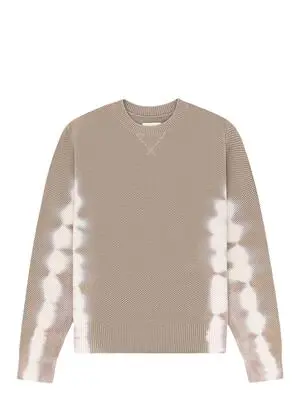 Aimé Leon Dore Tie-dyed Crewneck Sweater - Tan