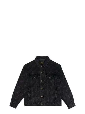 Drew House Secret Letter Loose Denim Jacket - Black