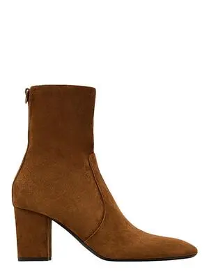 Saint Laurent Betty Ankle Boots - Brown