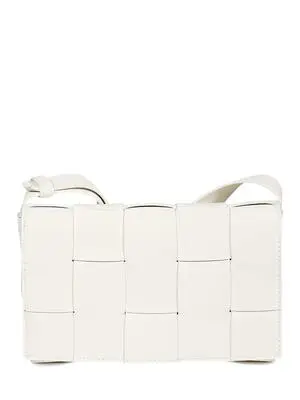 Bottega Veneta Cassette Small Shoulder Bag - White