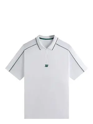 Kith X Wilson Doherty Zip Front Polo - White