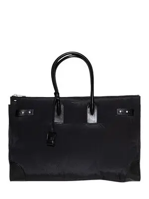 Saint Laurent Leather Duffle Bag - Black