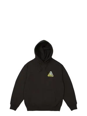 PALACE 3P Fade Hood Black