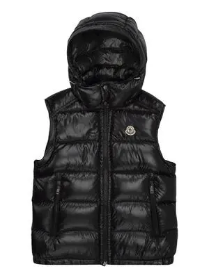 Moncler Bormes Shiny Puffer Vest - Black
