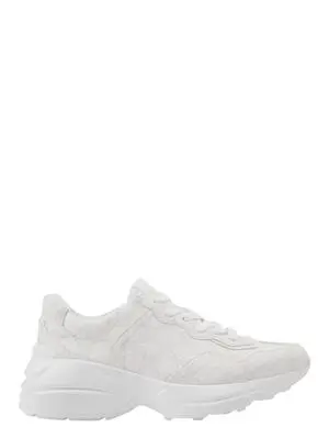 Gucci Rhyton Monogram Sneakers - White