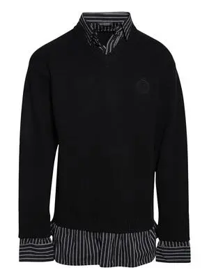 Balenciaga Layered Sweater - Black